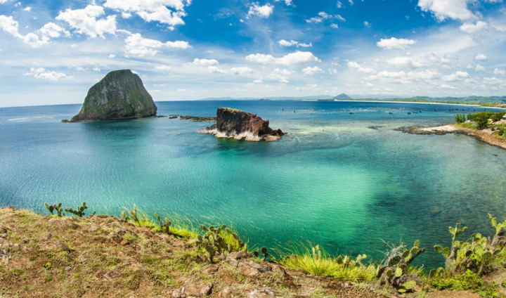 The stunning coral features of Hon Yen island