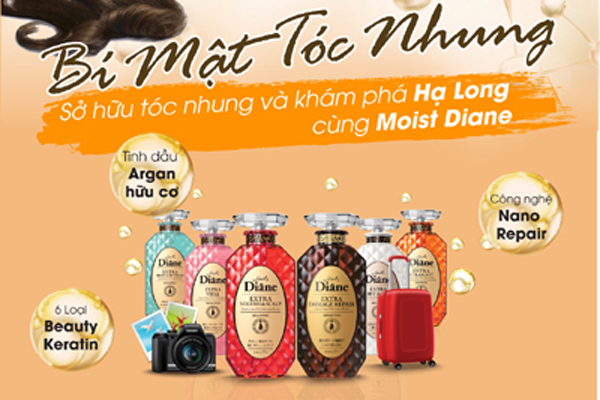 Moist Diane - dầu gội tinh dầu, không silicon Nhật Bản ‘phủ sóng’ thị ...