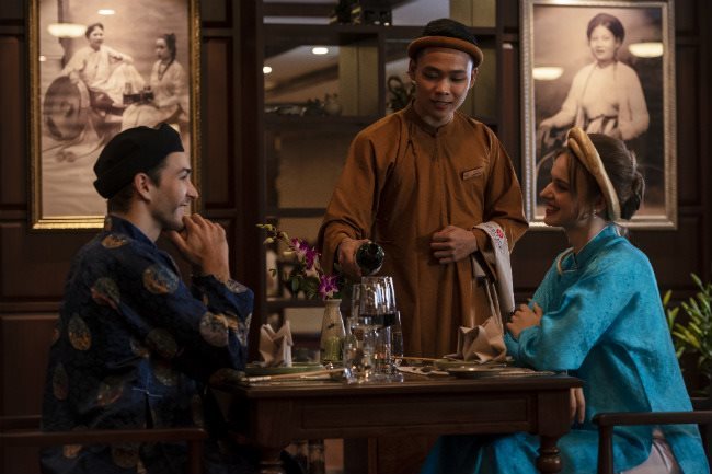 Pham Luc’s paintings displayed on board Heritage Cruises