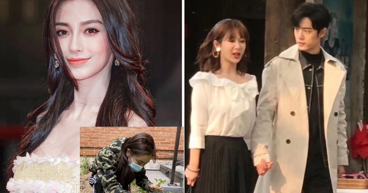 Angela Baby trồng rau mùa dịch, Tiêu Chiến tay trong tay với Dương Tử