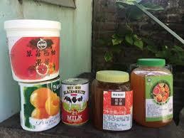 Thị trường siro nước hoa quả, trà sữa