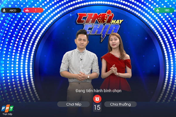 ‘Chơi hay chia’ - trò chơi tương tác mới trên Truyền hình FPT