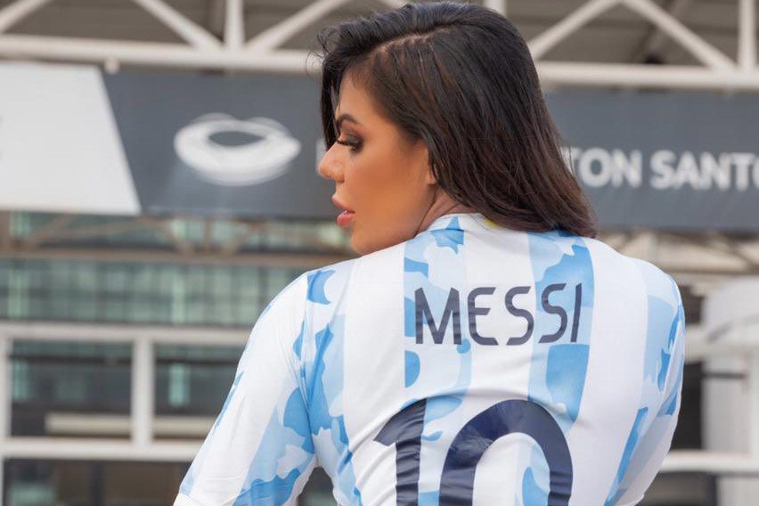 Rooting for Messi: A Brazilian Supermodel's Enthusiastic Backing of ...
