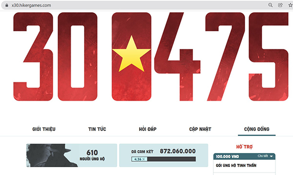 Game 300475 về chiến tranh Việt Nam lần đầu lộ diện sau 1 năm gây quỹ